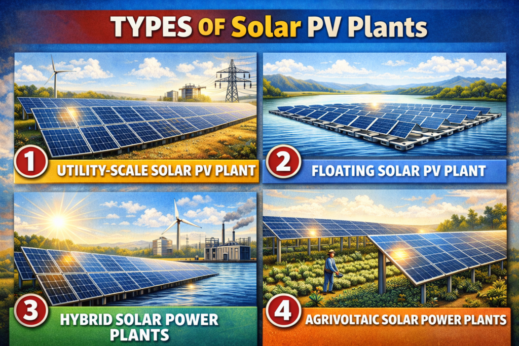 Solar PV Plant: Engineering, Types, Working Principle, and Cost ...